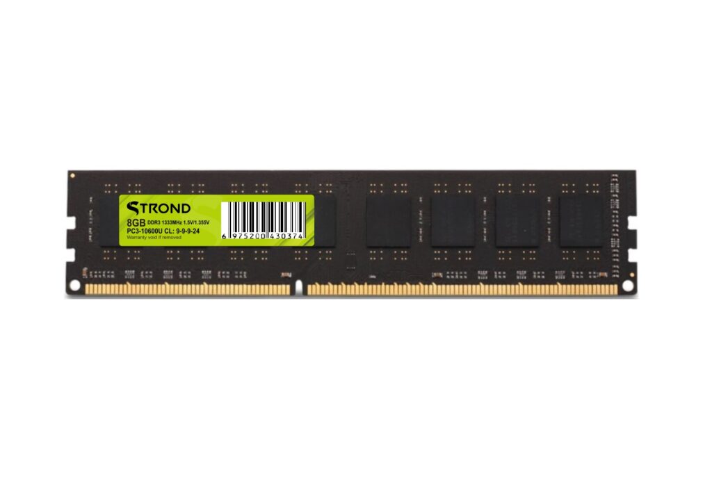 MEMÓRIA RAM DDR3 DIMM 1333MHz – STANDARD – STROND